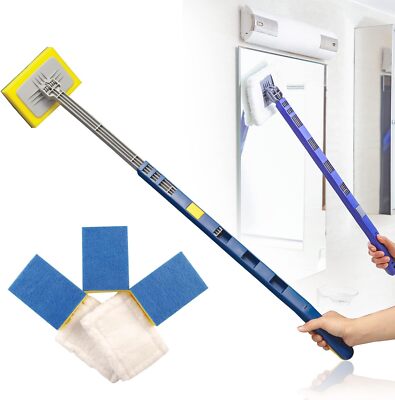 Easylife Telescopic Bathroom Cleaner, Long Reach Cleaning Sponge With ...