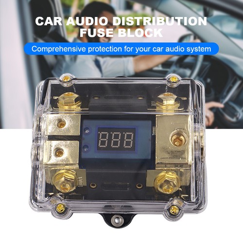 1 Way in 2 Way Out Car Audio Fuse Box with 24V 100A ANL Fuse for Truck ...