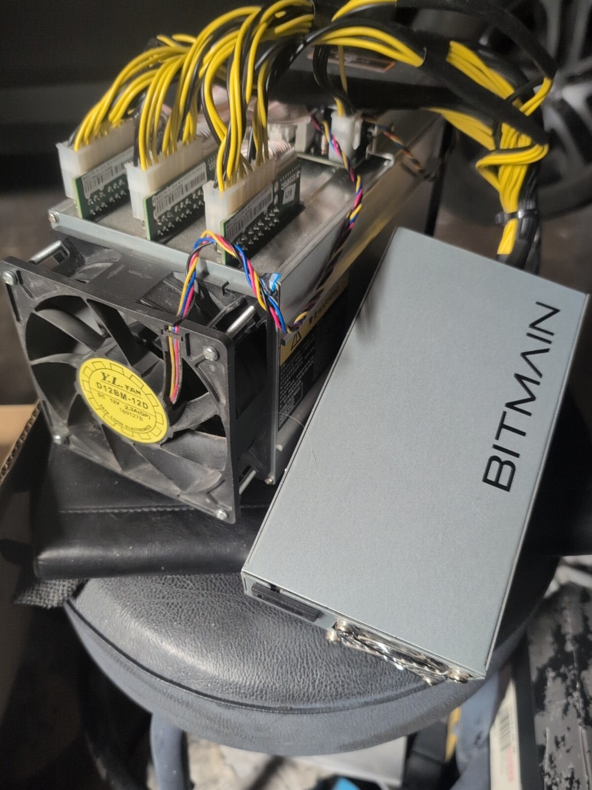Antminer V9 Bitmain Bitcoin Miner with PSU Power Supply SubModel 4.0T ...