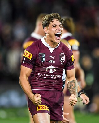 NRL RUGBY STATE OF ORIGIN TEAM PLAYER PHOTO, MAROONS BLUES NSW QLD ...