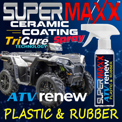 ATV RENEW PLASTIC RUBBER RESTORER & PROTECTOR CERAMIC COATING - 8 OUNCE ...