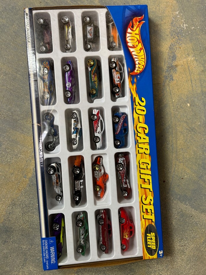 2002 HOT WHEELS 20 CAR GIFT SET SPEED FLEET VEHICLES NEW IN BOX | eBay