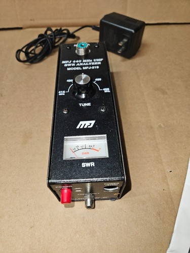 MFJ 219 -- 440MHz (70cm) UHF SWR Meter/Analyzer with manual and wall ...