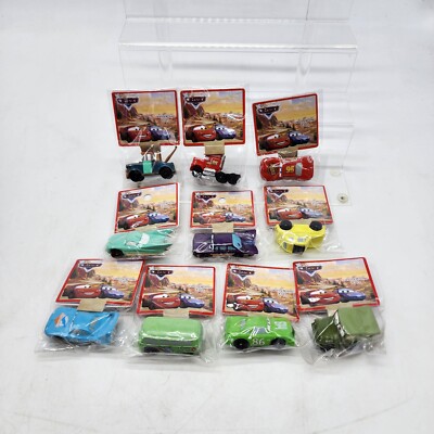 Lot Of 11 RARE 2006 Disney Pixar Cars Movie Promotional Miniature Cars ...