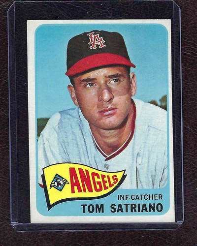 1965 Topps Baseball Card #124 Tom Satriano, Los Angeles Angels, NM! | eBay