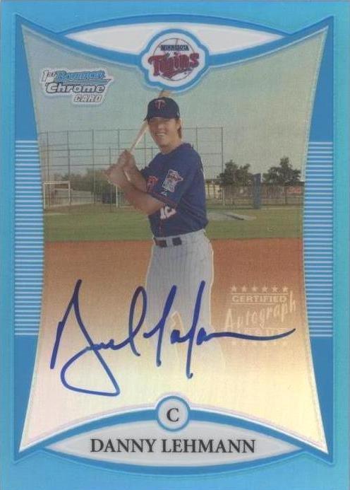 2008 Bowman Chrome - Prospects Prospect Autographs Danny Lehmann # ...