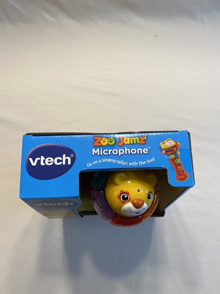 Vtech Zoo Jamz Sing & Learn Microphone 80 Plus Songs Age 1-1/2 To 4 ...