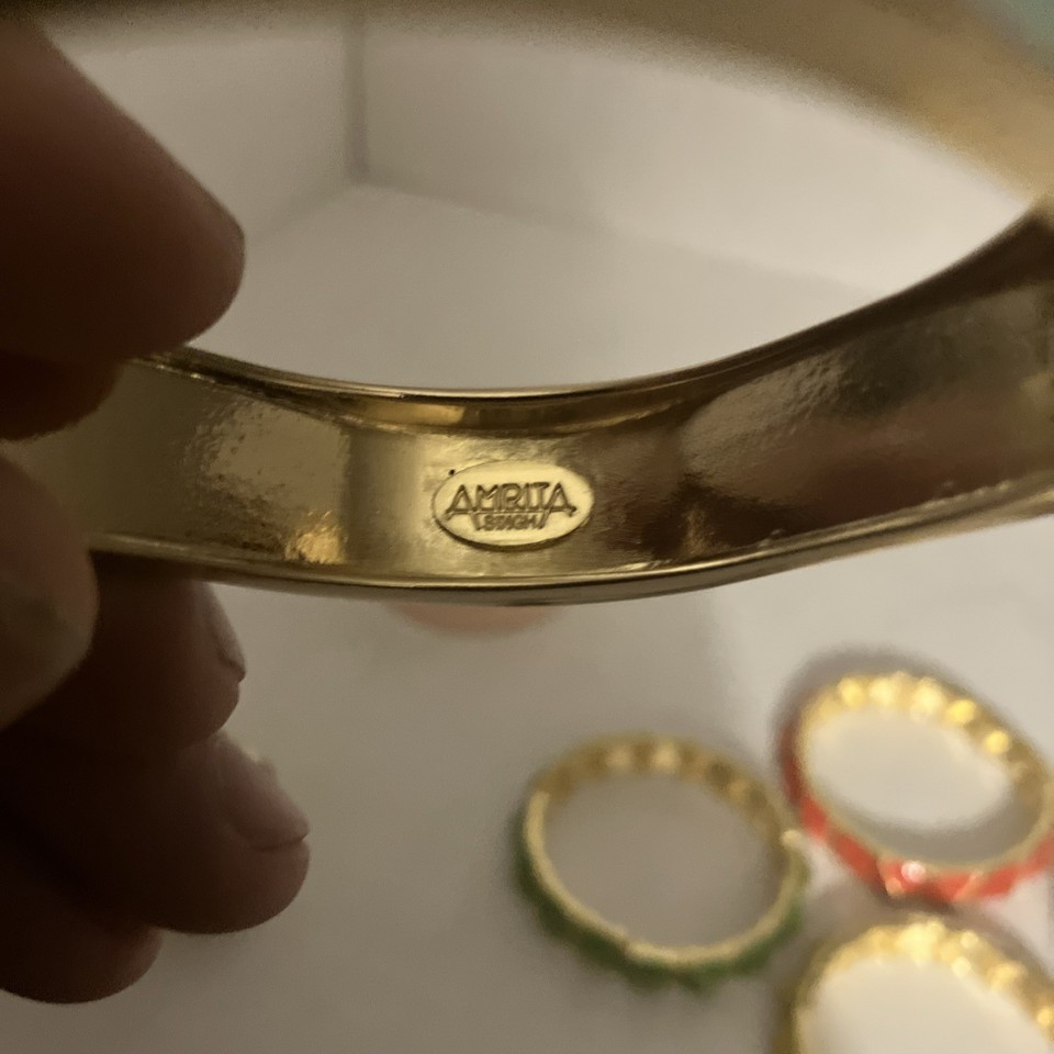 Lot Of 8 Different Amrita Singh Bangle Type Bracelets And Others | eBay