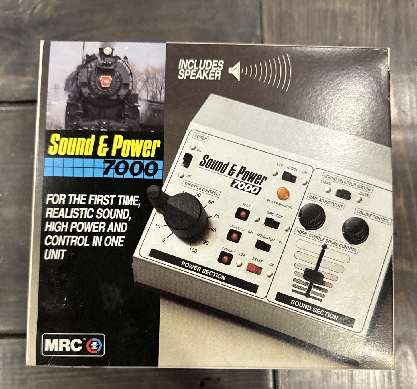 MRC Sound Power 7000 Transformer Model Railroad Throttle Control N/HO/G ...