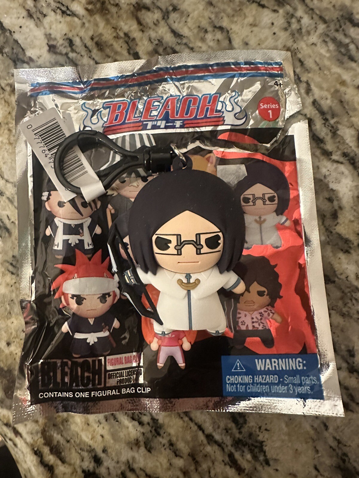 Bleach NEW * Uryu Ishida Clip * Blind Bag Open Series 1 Key Chain ...