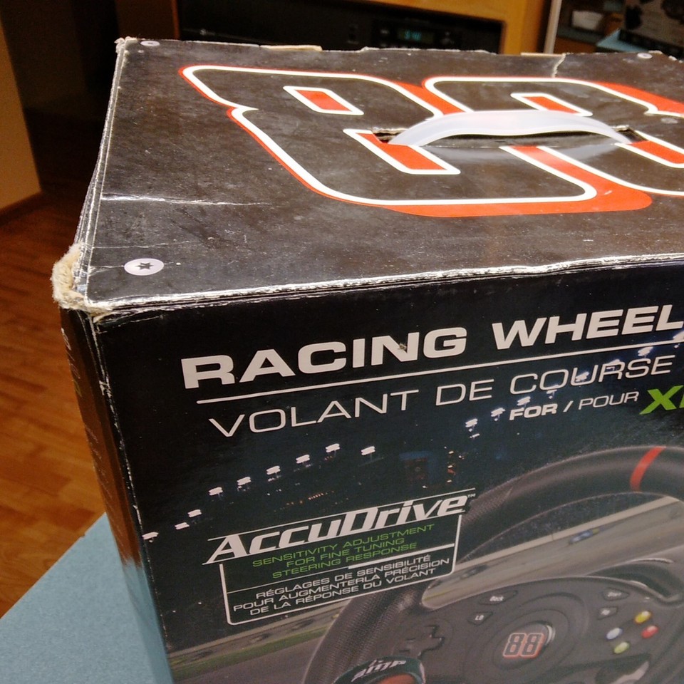 Dale Earnhardt Jr. Racing Wheel & Pedals Xbox 360 | eBay