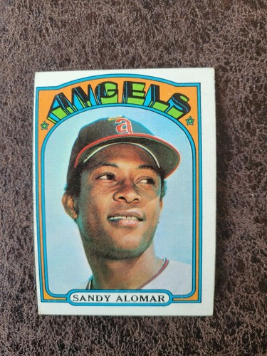 1972 Topps Baseball Sandy Alomar #253 - California Angels Legend | eBay