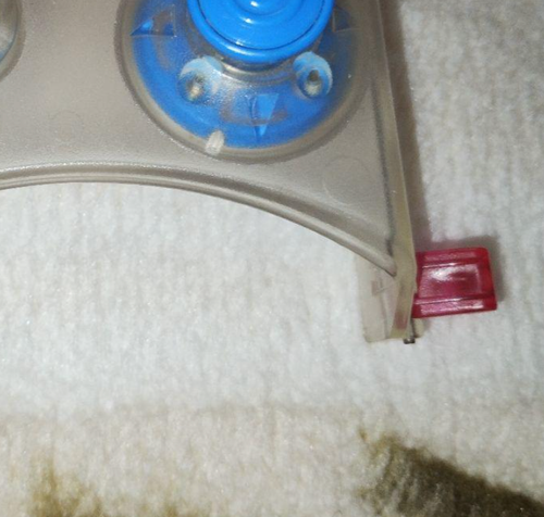 Nintendo Game boy color controller clear blue button rare used junk for ...