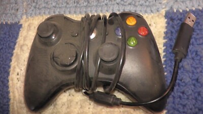 Wired Black USB XBOX 360 Controller #2 | eBay