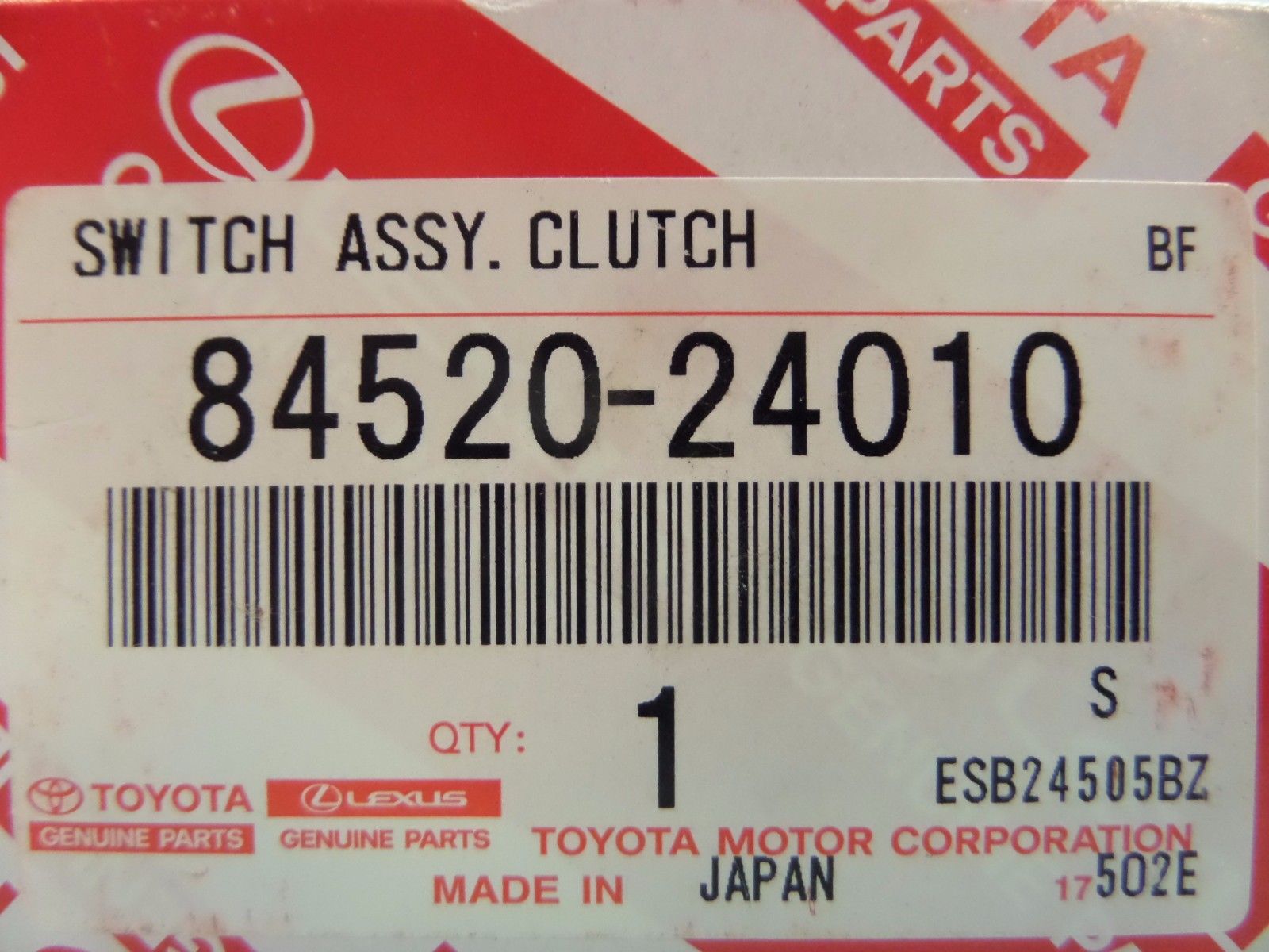 Toyota Clutch Start Switch Assembly Genuine OE OEM | eBay