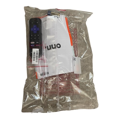 Onn Roku TV Remote Control Battery Pack And Quick Start Manual For Onn ...