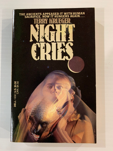 NIGHT CRIES By Terry Krueger 1985 1st printing Vtg Dell Horror ...