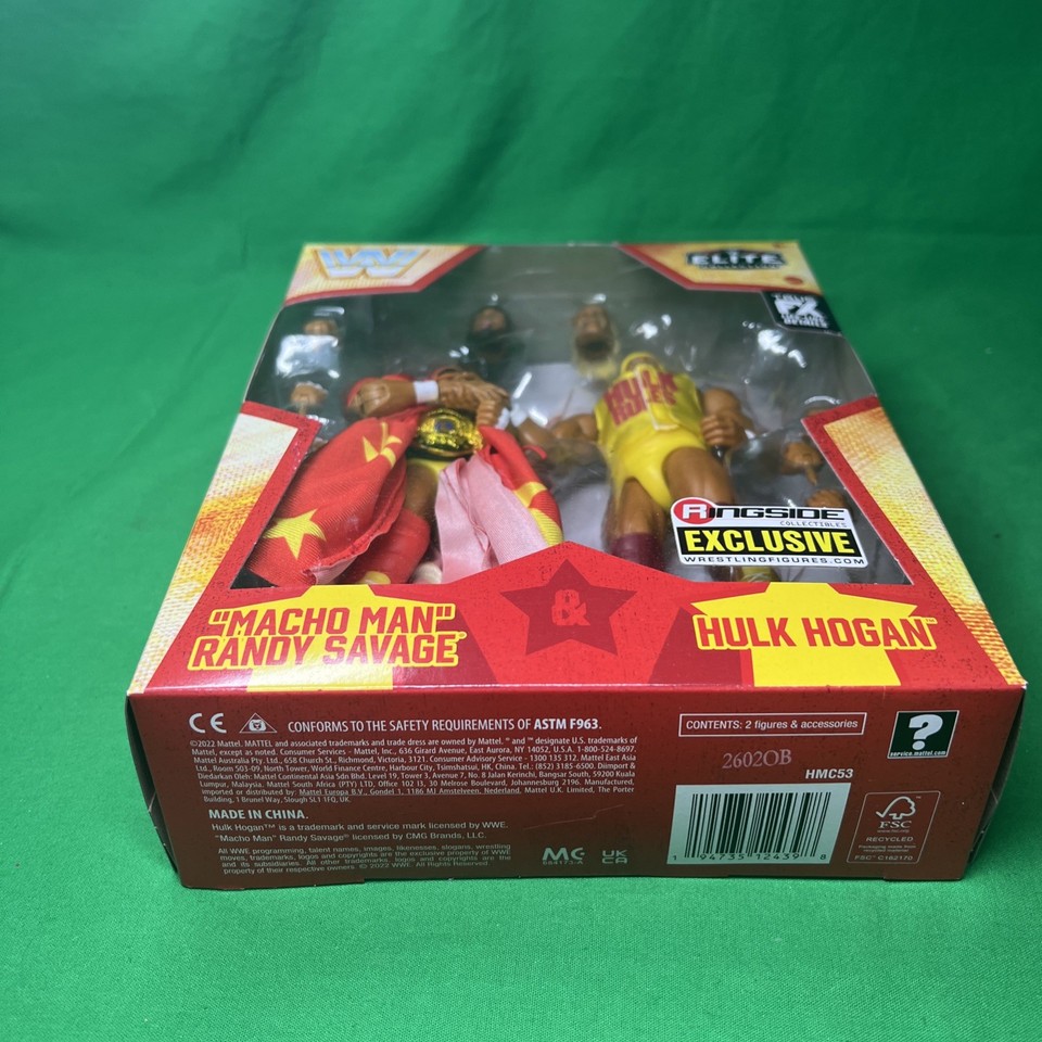 WWE Elite Mega Powers Macho Man & Hulk Hogan 2-Pack Ringside Exclusive ...