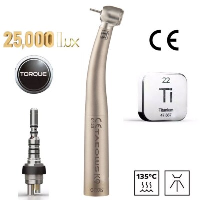 Titan 33W Turbina dental CON LUZ 8000B Rotor PARA KaVo 465LRN MULTIflex ...