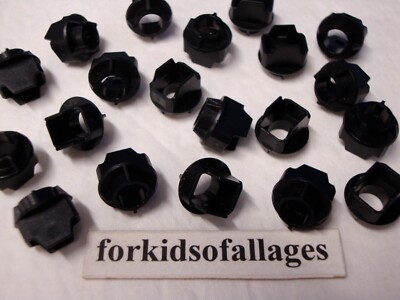 20 KNEX Rod Locks / Stoppers Rare Black Pieces Lot (Parts Lock ...