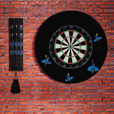 PUZZLE STYLE DARTBOARD SURROUND HEAVY DUTY BLACK RUBBER RING FOR DART ...
