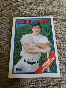 Brady Anderson 1988 Topps Rookie Baseball Card 5T Boston Red Sox NM/MT ...