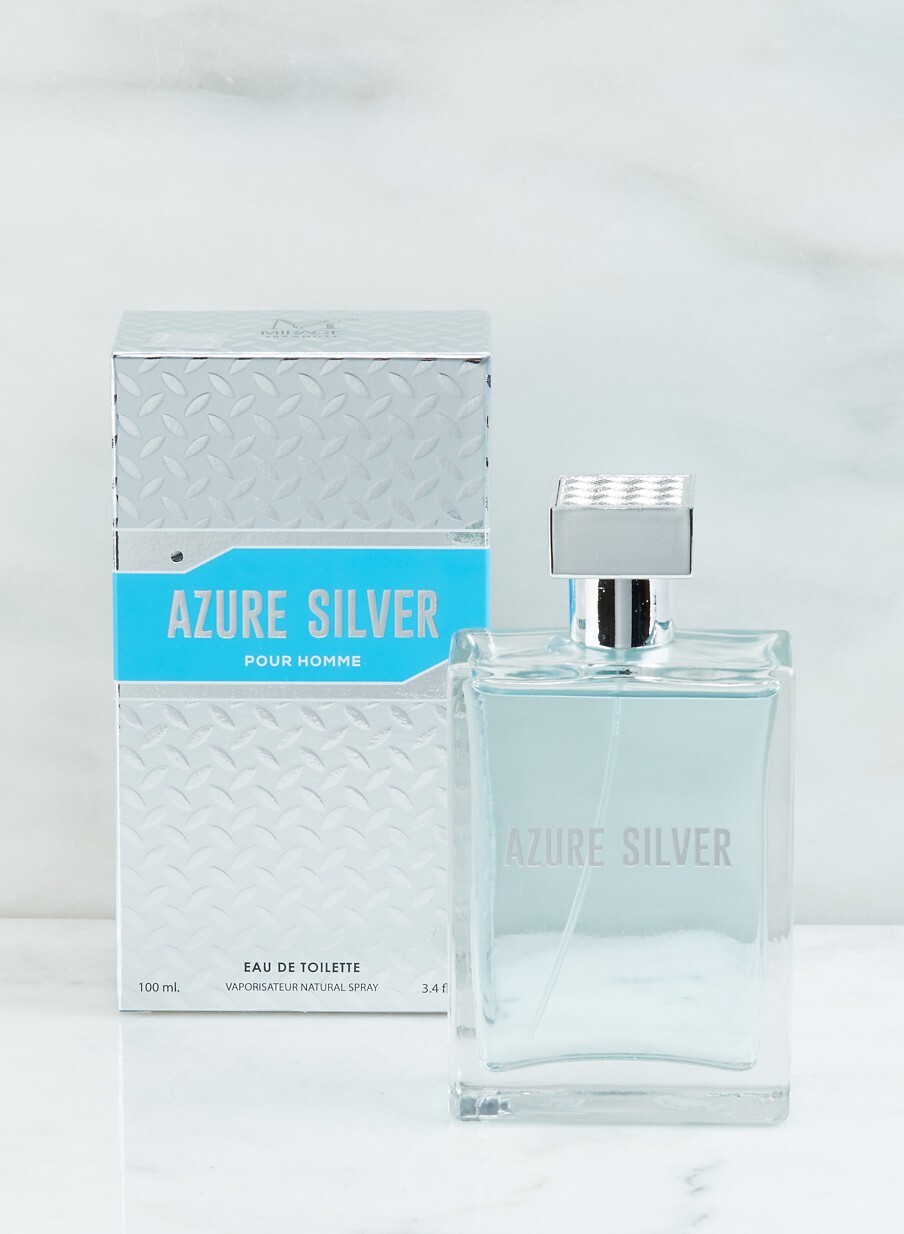 AZURE SILVER 3.4 Oz EDT Spray Men's Cologne | eBay