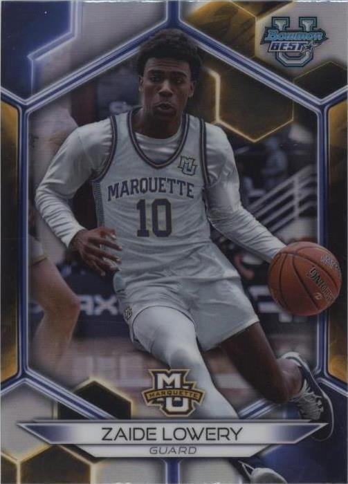2023-24 Bowman University Best - Zaide Lowery #48 Refractor (RC) for ...