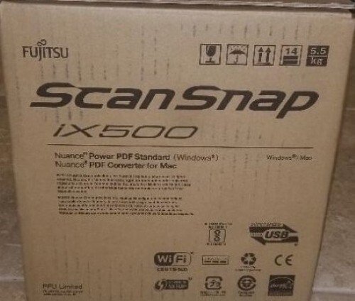 OPEN BOX! Store Demo Display! Fujitsu ScanSnap IX500 Scanner w/OEM ...