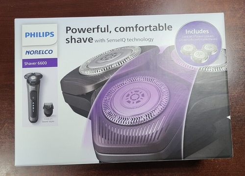 Philips Norelco S6600/90 Shaver 6600 SenseIQ Technology Series 6000 Wet ...
