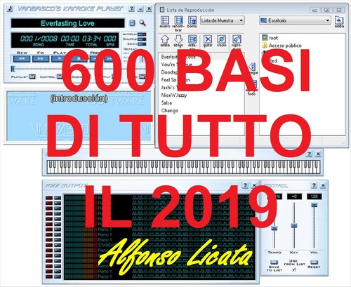 BASI KARAOKE MIDI DI TUTTO IL 2019 - N. 600 BASI VANBASCO | eBay