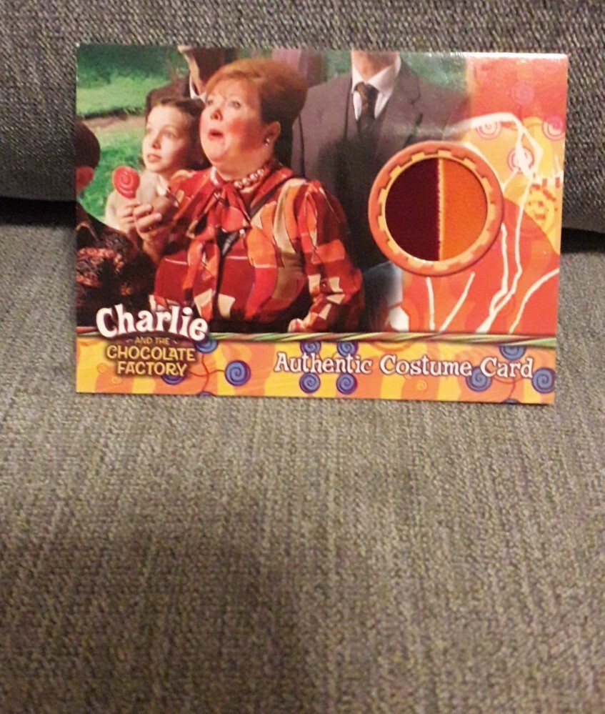 Charlie and the Chocolate Factory Artbox - Mrs Gloop Costume Prop Card ...