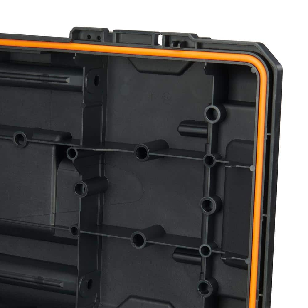 RIDGID 28 In. Portable Mobile Durable Job Box Organizer 100 lbs Job ...