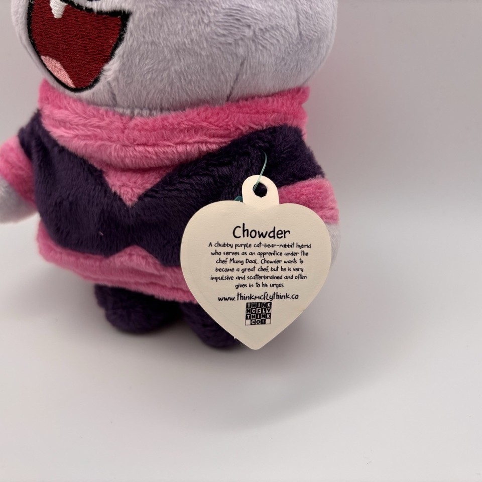 Chowder Bean Bag Plush Toy 6” - Cartoon Network Stuffed Animal ...