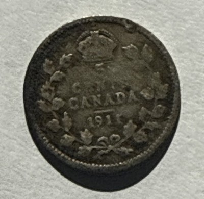 1905 Canadian 5 Cent Silver Coin | eBay