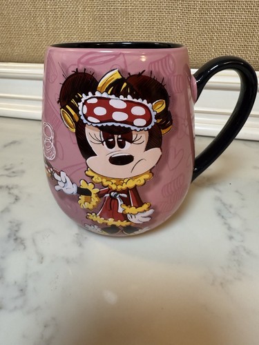 Disney Parks Minnie Mouse Morning “I’m Only Awake for the Coffee” Pink ...