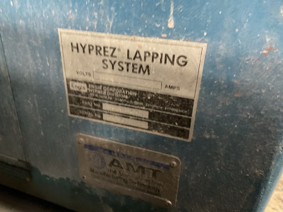 Engis Hyprez 15SLM115V 15" Flat Lapping Grinding Polishing Machine | eBay