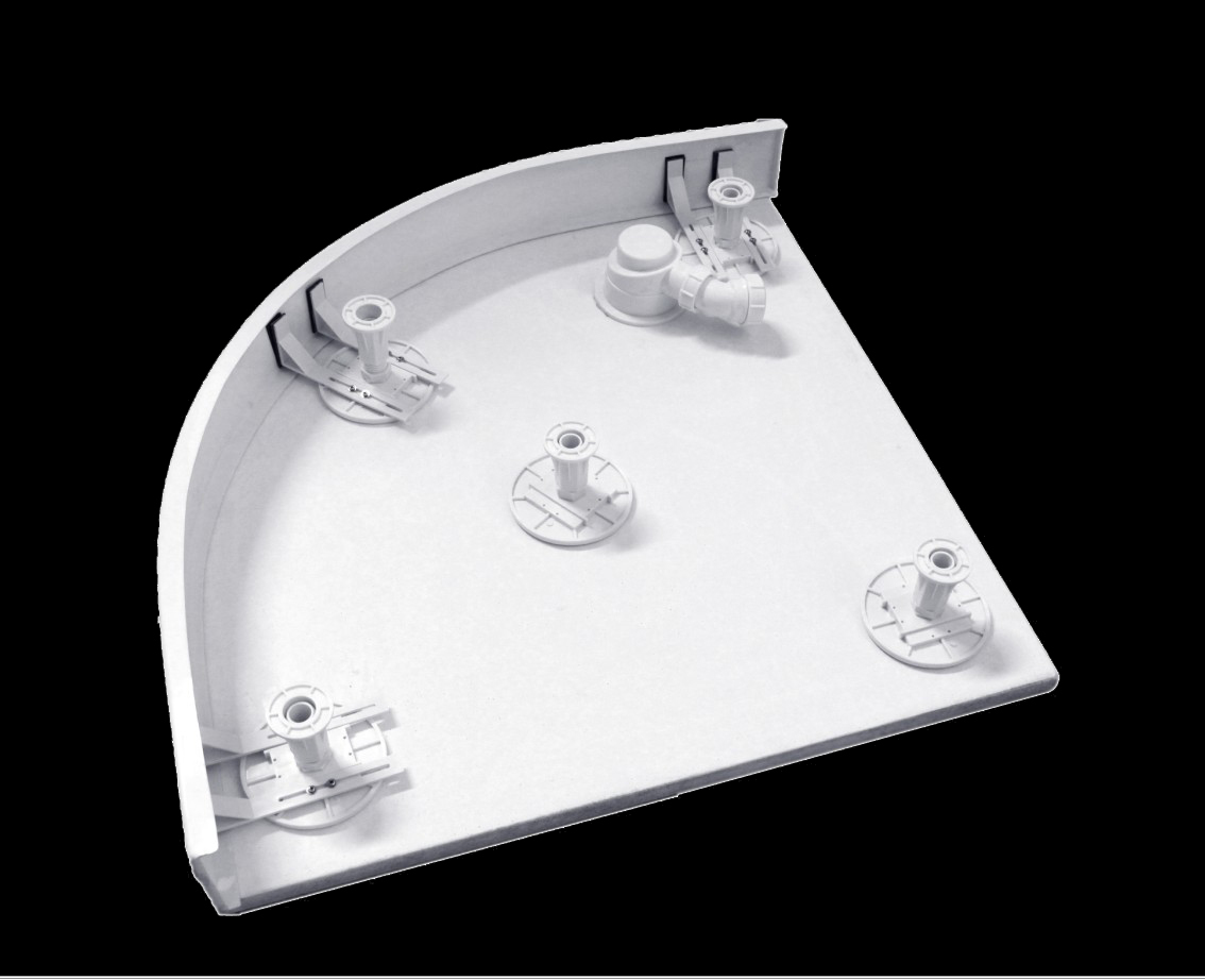 Riser Kit Plinth For Quadrant Shower Enclosure Tray 100mm Height Plinth ...