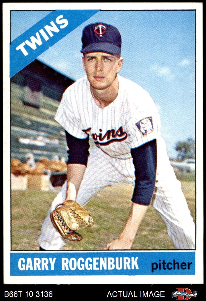 1966 Topps #582 Garry Roggenburk COR Twins CORRECT ROOKIE VARIATION 6.5 ...