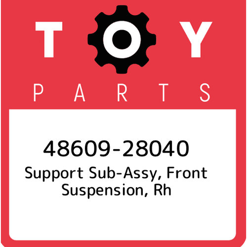 48609-28040 Toyota Support sub-assy, front suspension, rh 4860928040 ...