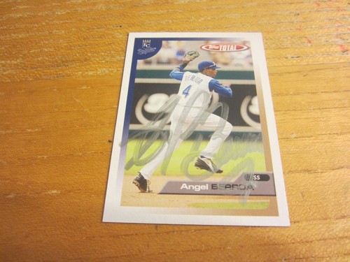 Angel Berroa Autographed Signed 2005 Topps Total #333 Trading Card MLB ...