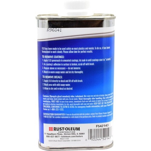 Testors F542143 Easy Lift-Off Paint and Decal Remover - 8 oz for sale ...