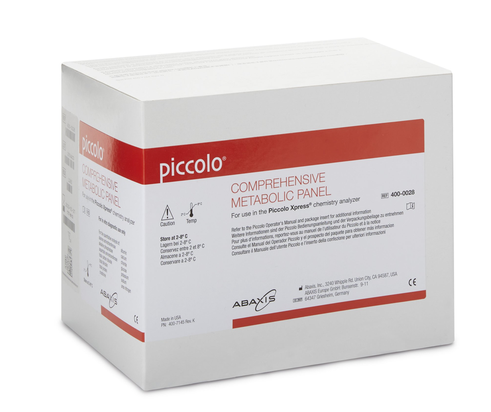 Reagent Piccolo Comprehensive Metabolic Panel, ALB, ALP, ALT, AST, BUN ...