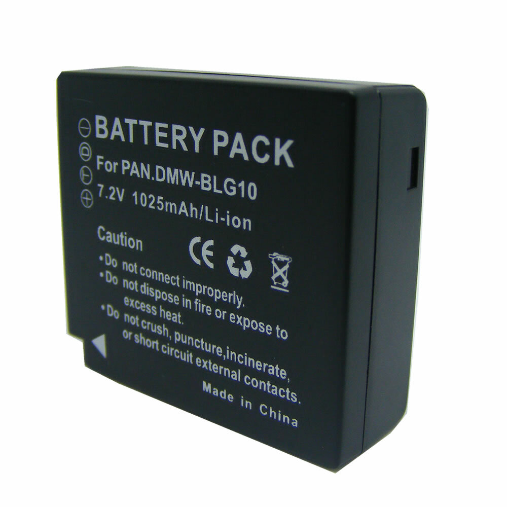 DMW-BLG10 Battery for Panasonic Lumix DMC-LX100 DMC-ZS100 DMC-GF6 DC ...