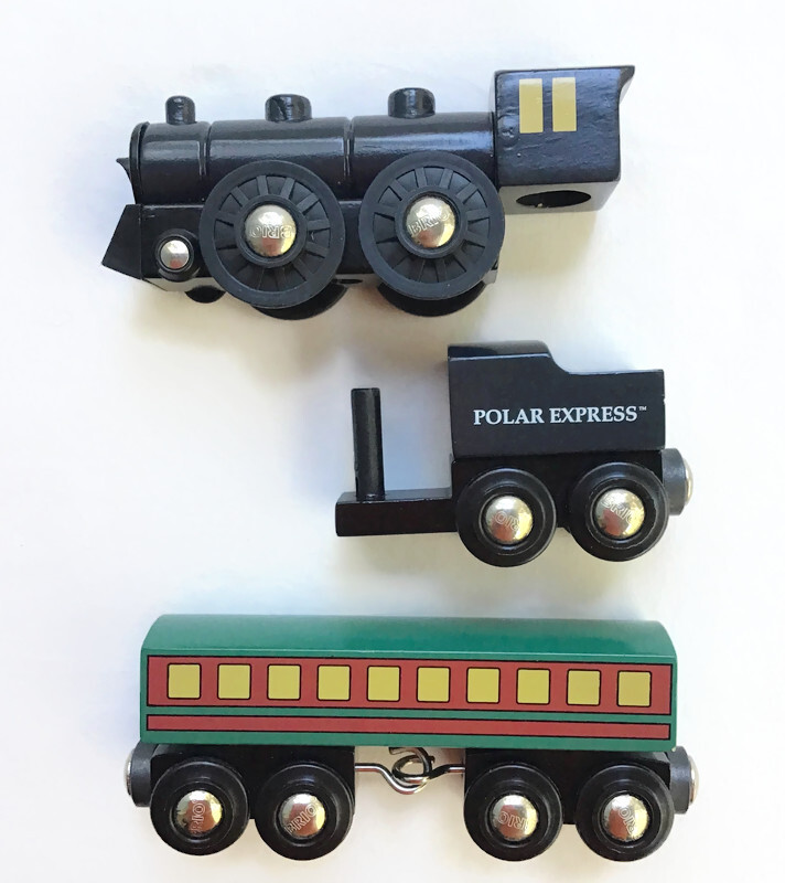 BRIO Polar Express Holiday Set Complete 28 Pc. Mountain Bell Wooden ...