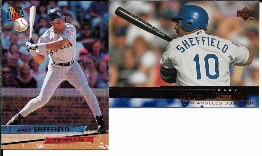 Gary Sheffield 11 Card Lot with Rookie & Inserts NM | eBay