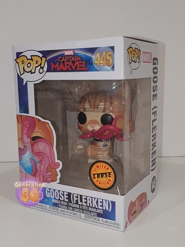 FUNKO POP GOOSE FLERKEN 445 LIMITED CHASE EDITION CAPTAIN MARVEL | eBay