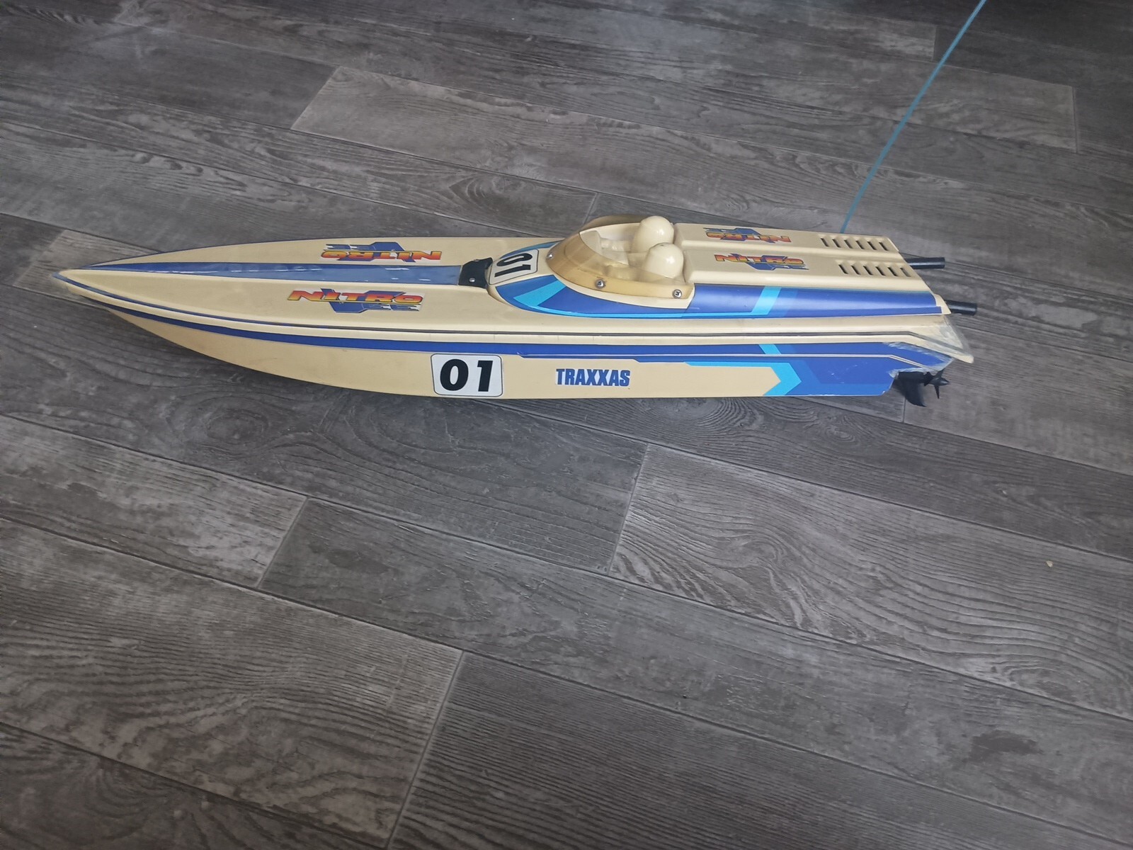 VTG Traxxas Nitro Vee Gas RC Boat 3510 RTS TRX Pro.15 Engine water ...