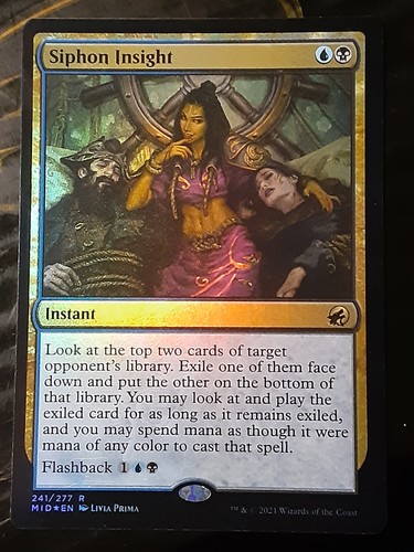 Siphon Insight FOIL , Innistrad MH, Light Play , MTG ,FREE SHIPPING | eBay