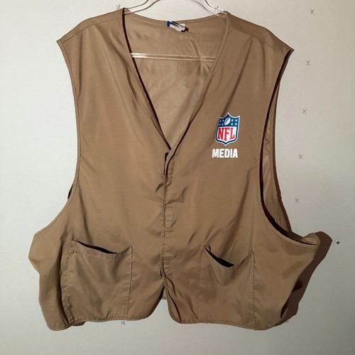 NFL Media 165 Vest One Size Cleveland Brown Reporters Staff Vest | eBay